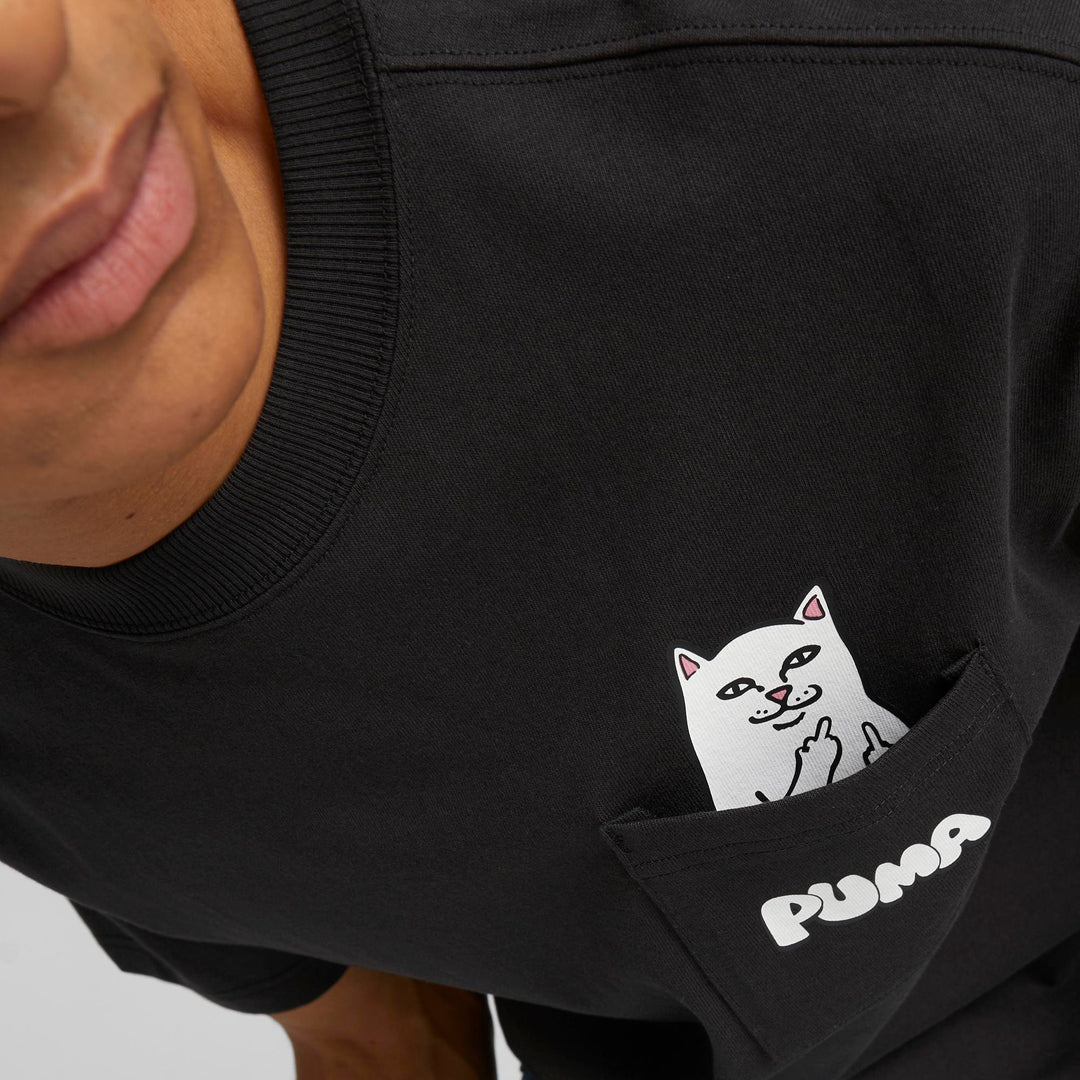 PUMA x RIPNDIP Lord Nermal Pocket Tee (Black)