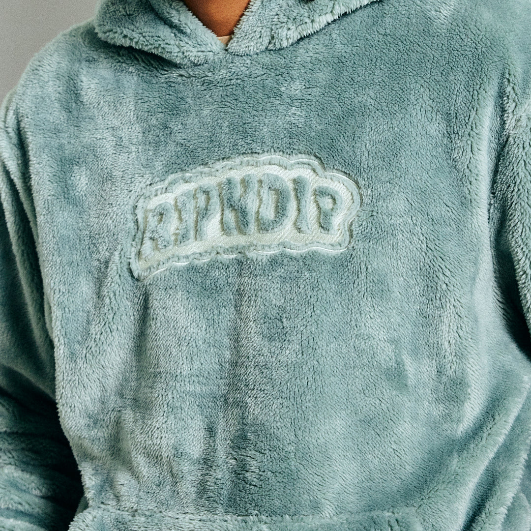 Bubble Sherpa Hoodie (Cool Grey) – RIPNDIP