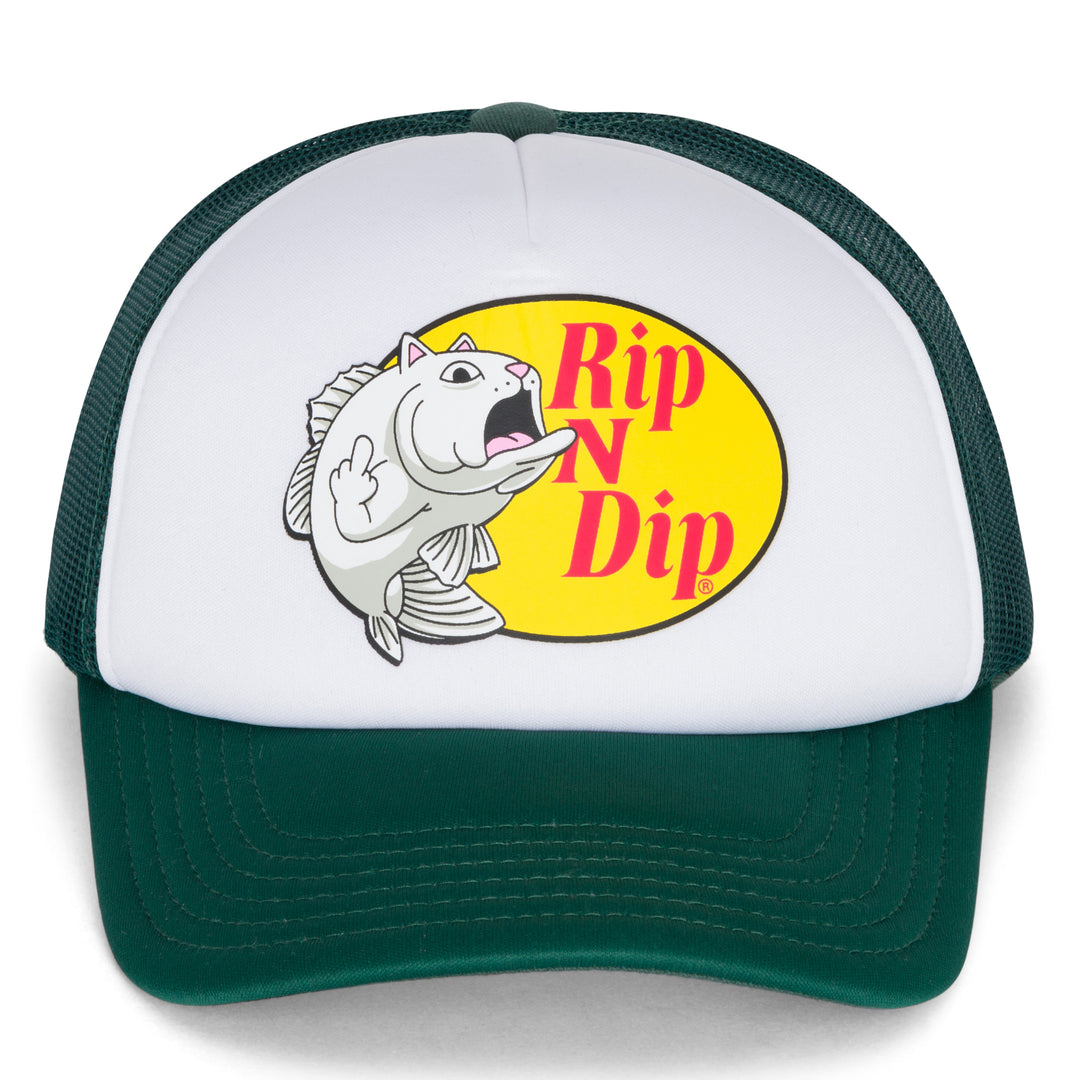Catfish Trucker (Hunter Green/White) – RIPNDIP