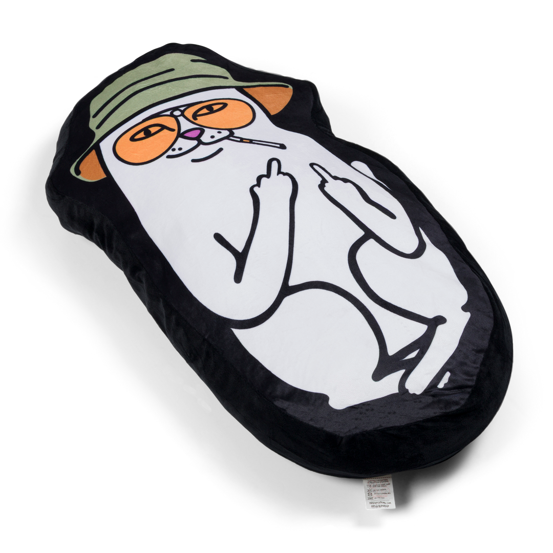 Nermal S Thompson Pillow (Black) – RIPNDIP