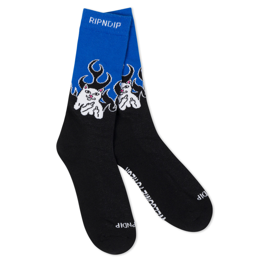 Welcome To Heck Socks (Black) – RIPNDIP