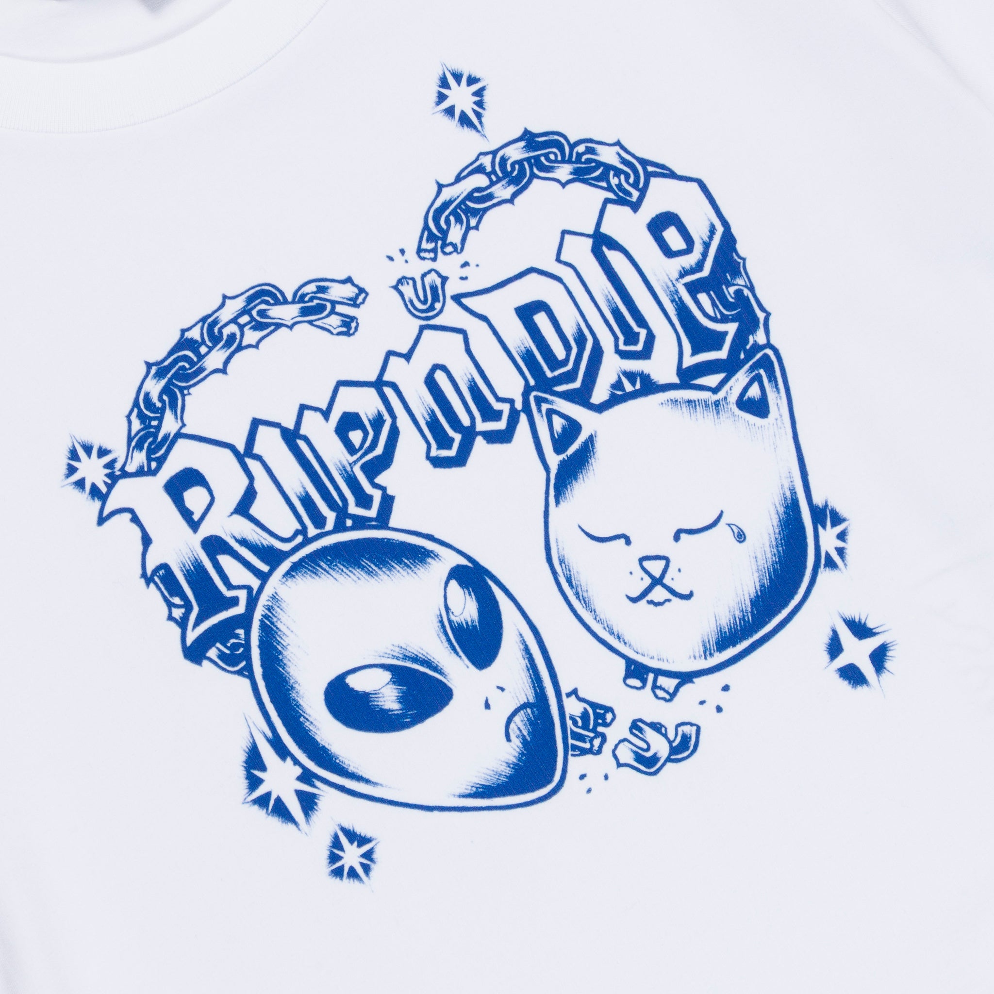 Kali Cropped Baby Tee (White) – RIPNDIP