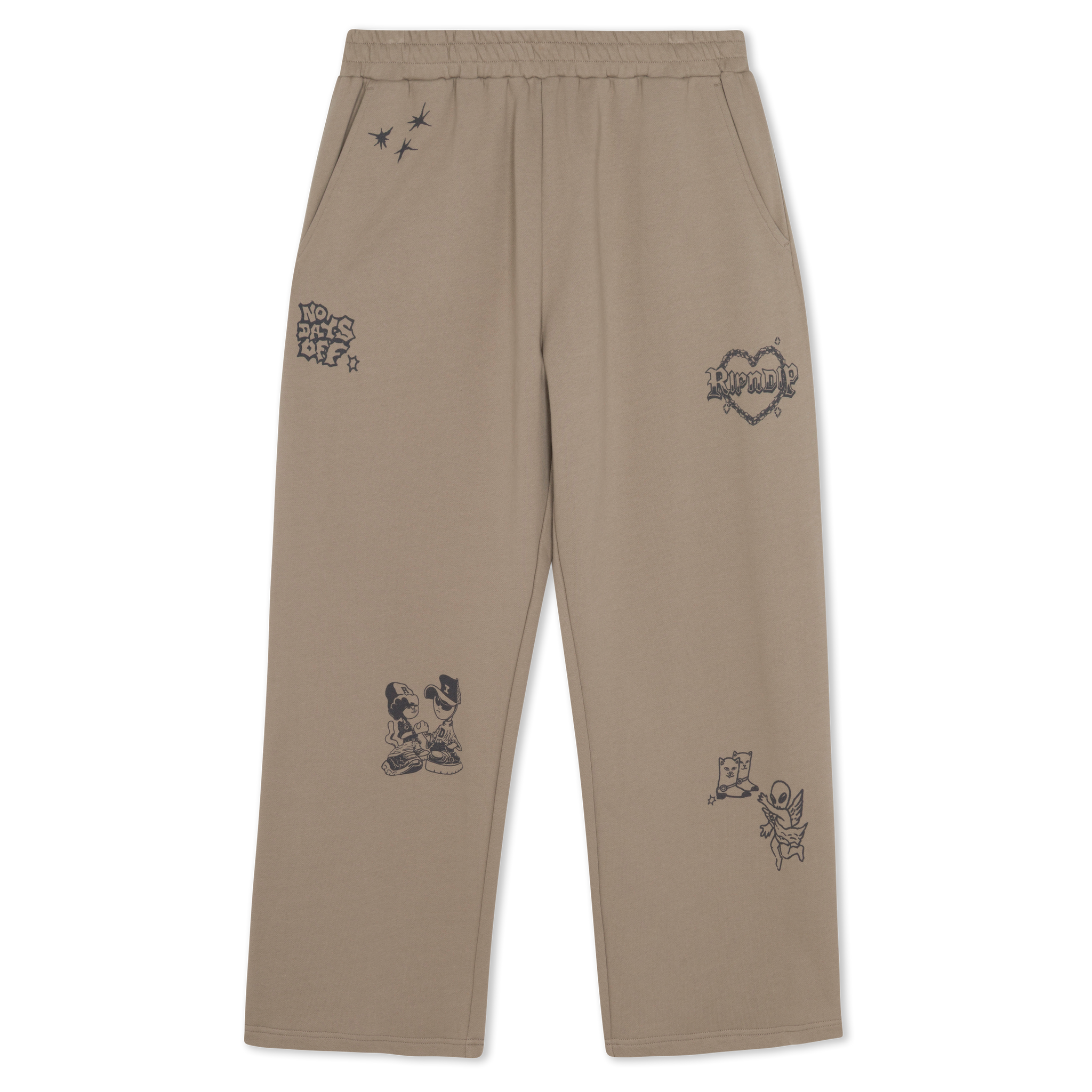 Westside Straight Leg Sweatpants (Dark Sand) – RIPNDIP