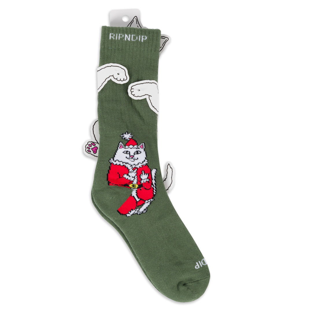 Lord Santa Socks (Olive) – RIPNDIP