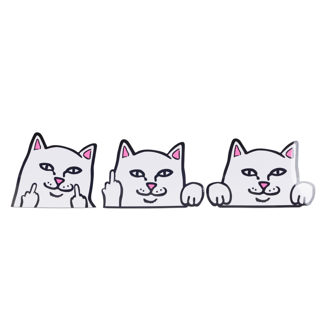 Peeking Nermal Car Sticker Pack (White) – RIPNDIP