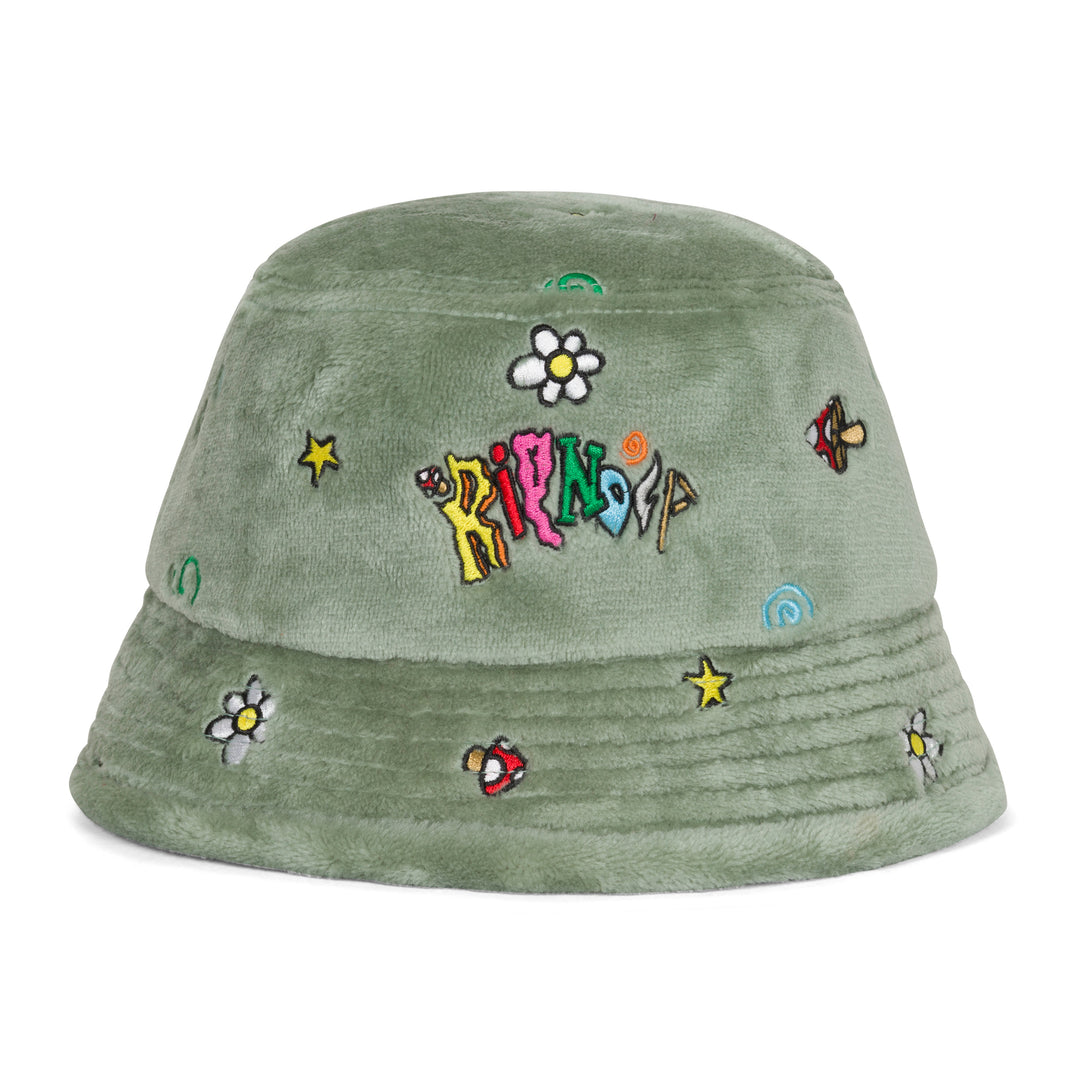 Broken Down Sherpa Bucket Hat (Light Sage) – RIPNDIP