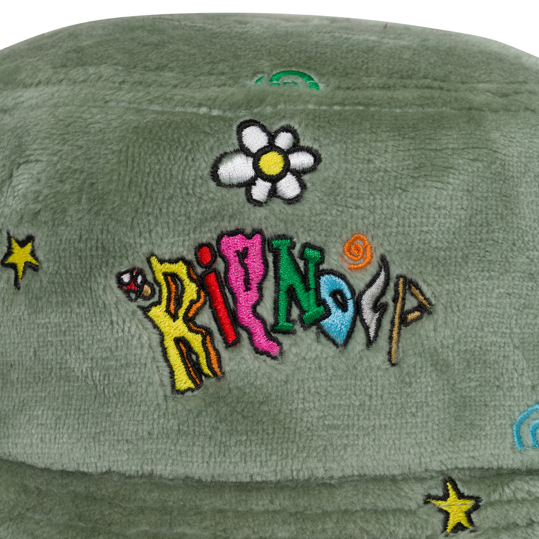 Broken Down Sherpa Bucket Hat (Light Sage) – RIPNDIP
