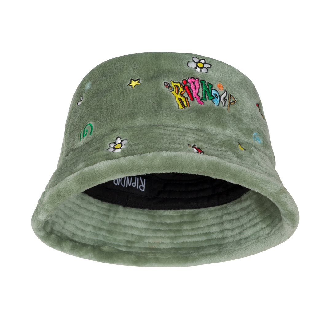 Broken Down Sherpa Bucket Hat (Light Sage) – RIPNDIP