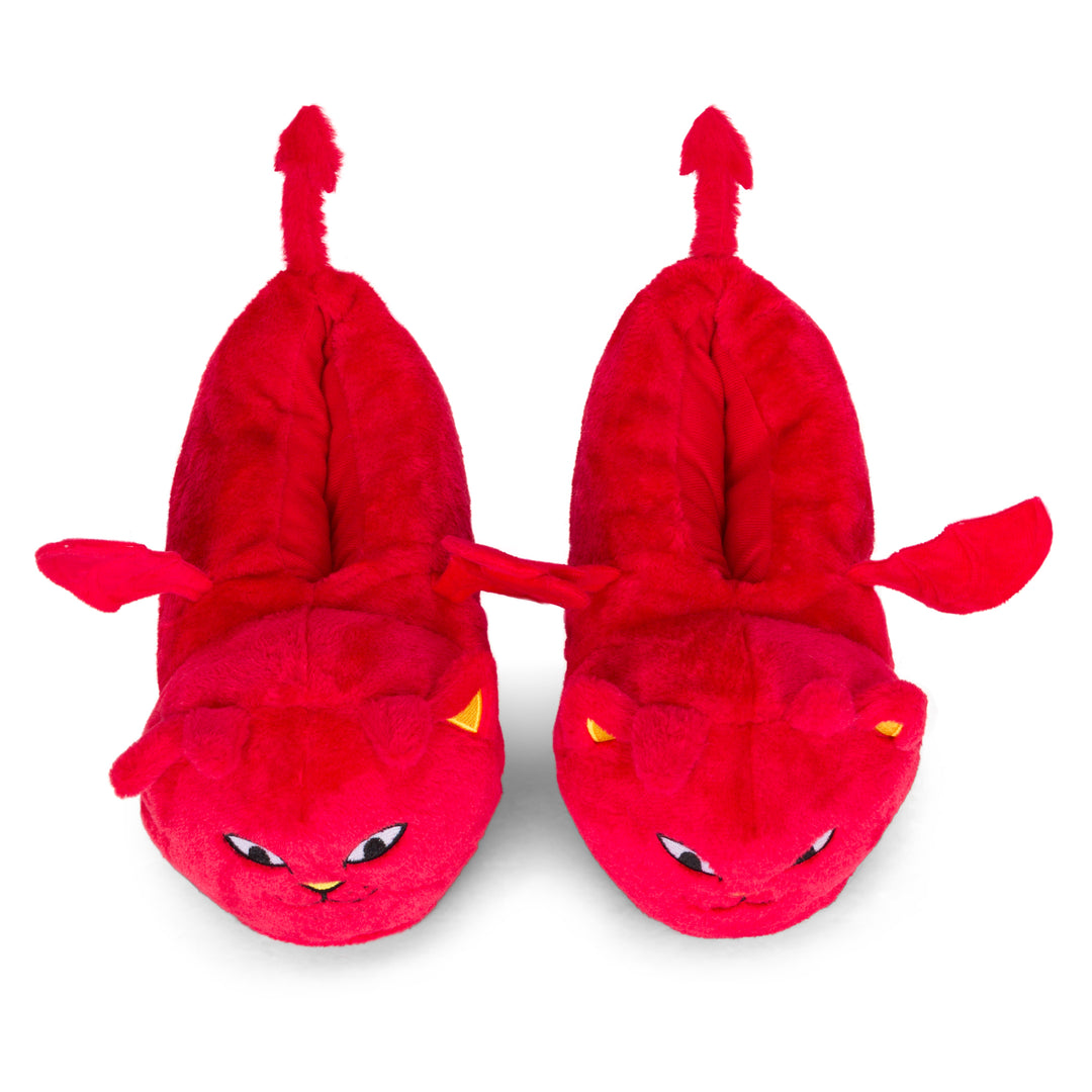 Lord Devil Plush Slippers (Red) – RIPNDIP