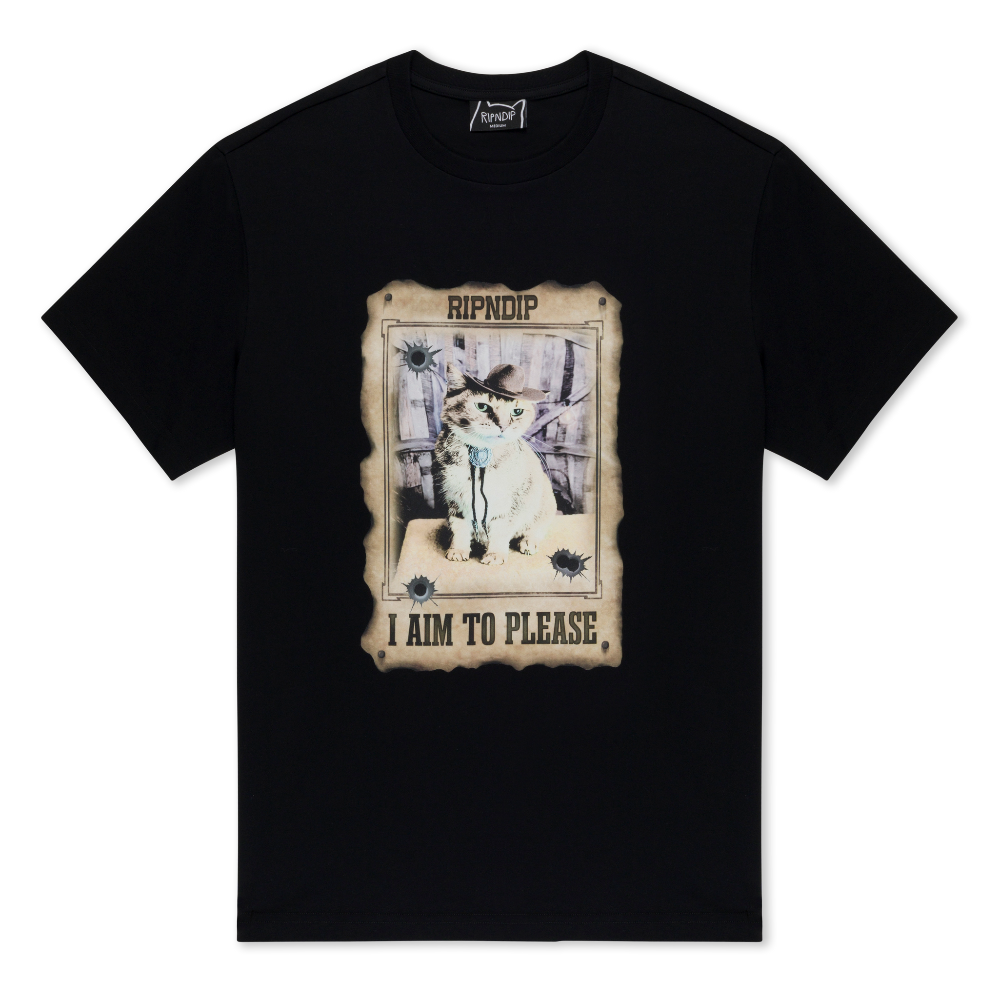 Most Wanted Tee (Black) – RIPNDIP