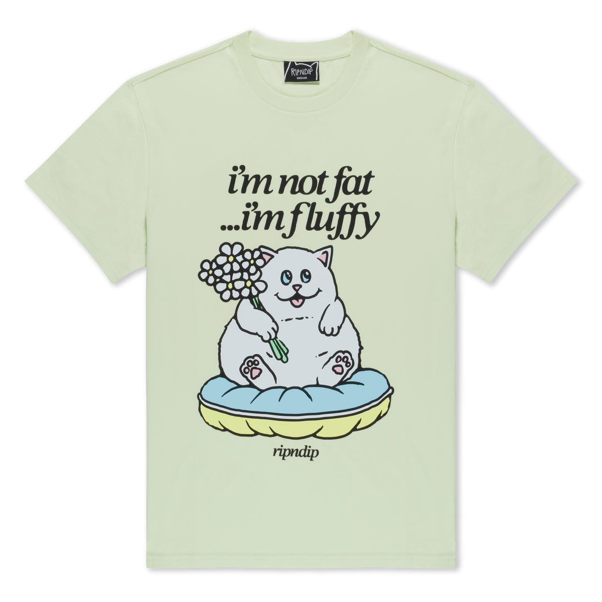 Fluffy Baby Tee (Light Lime) – RIPNDIP