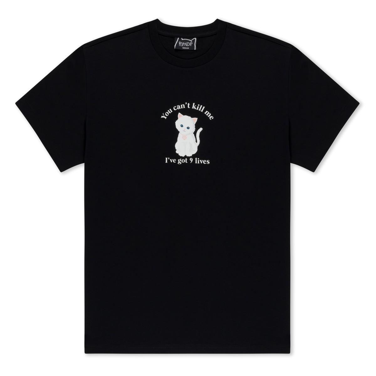 9 Lives Tee (Black) – RIPNDIP