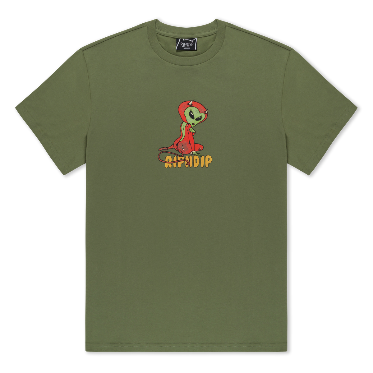 Devil Alien Tee (Dusty Forest) – RIPNDIP
