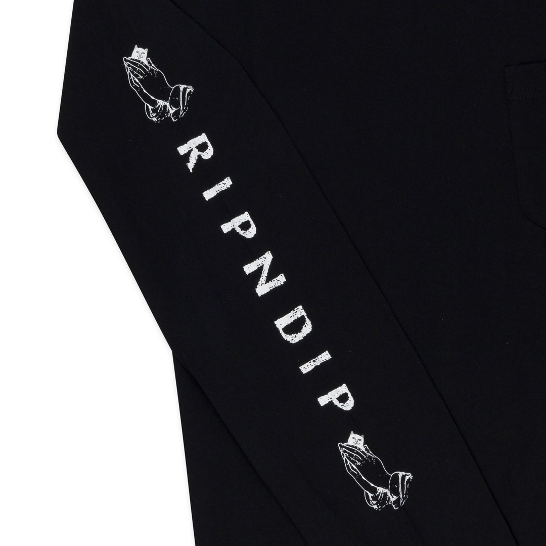 Lord Nermal Pocket L/S (Black) - Ripndip – RIPNDIP