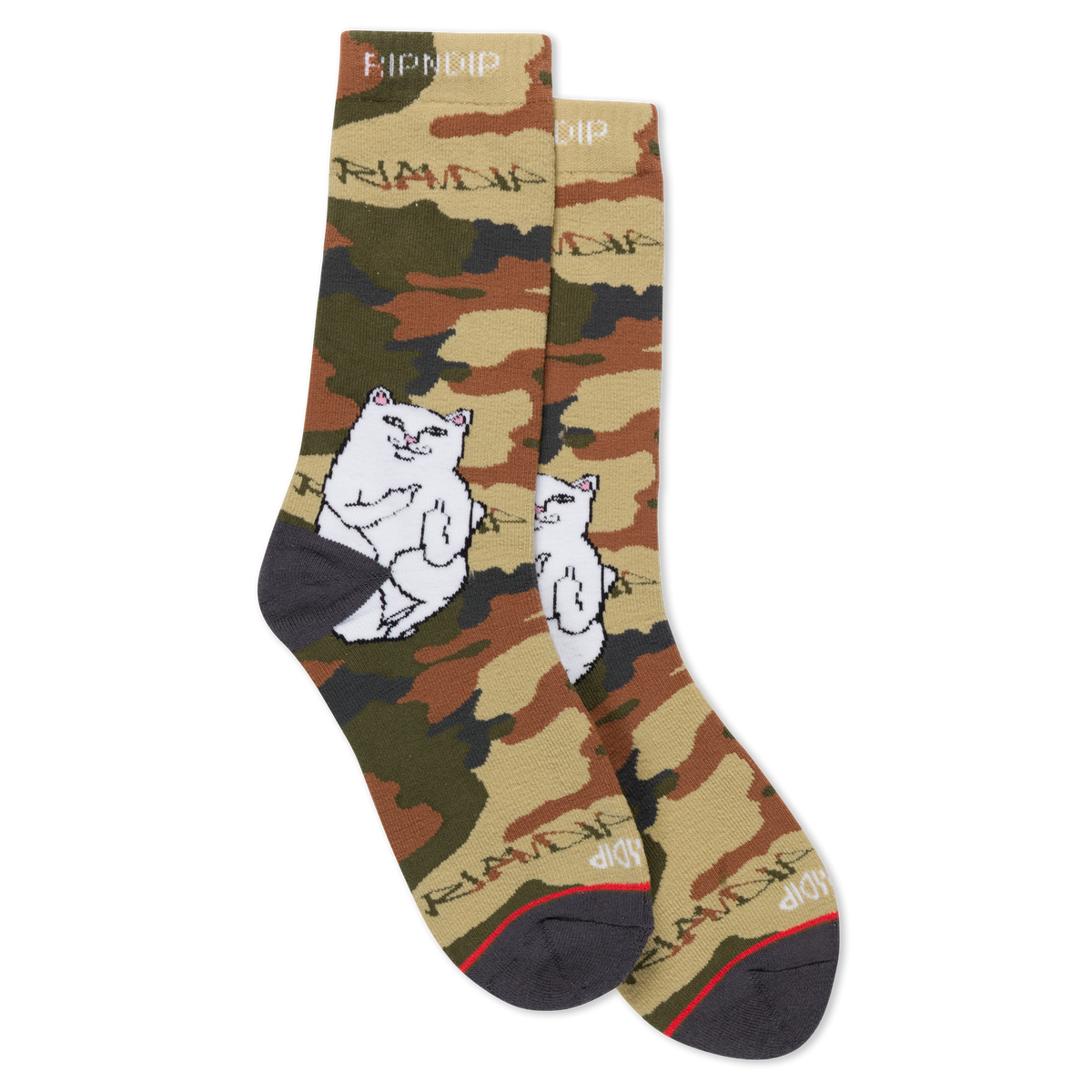 Lord Nermal Street Socks (Camo) – RIPNDIP