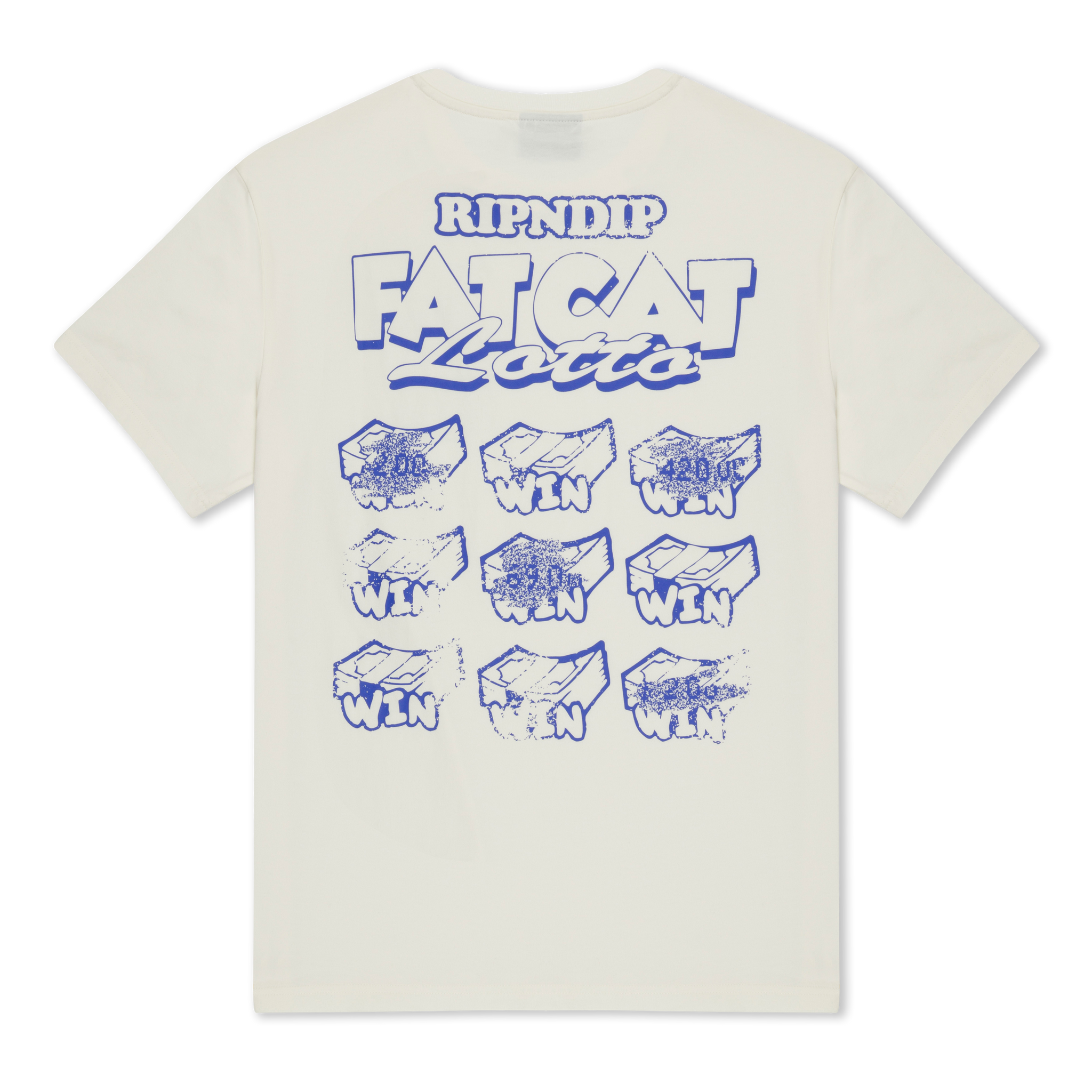 Fat Cat Tee (Bone) – RIPNDIP