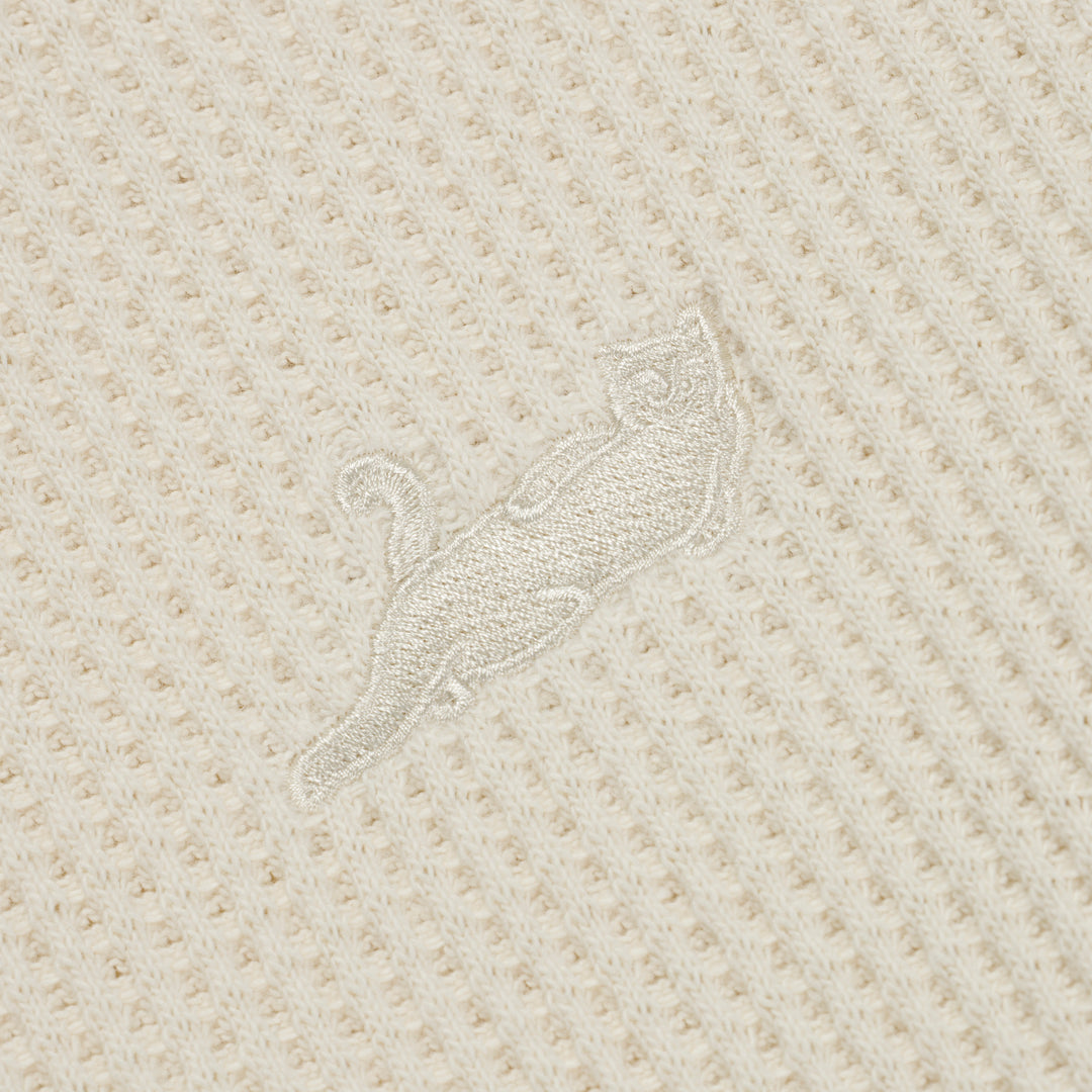 Castanza Waffle Knit Long Sleeve (Off-White) – RIPNDIP