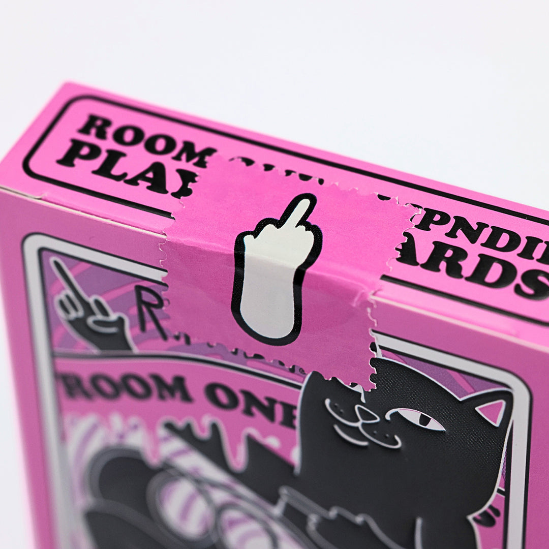 Room One X RIPNDIP Playing Cards (Pink Jermal)