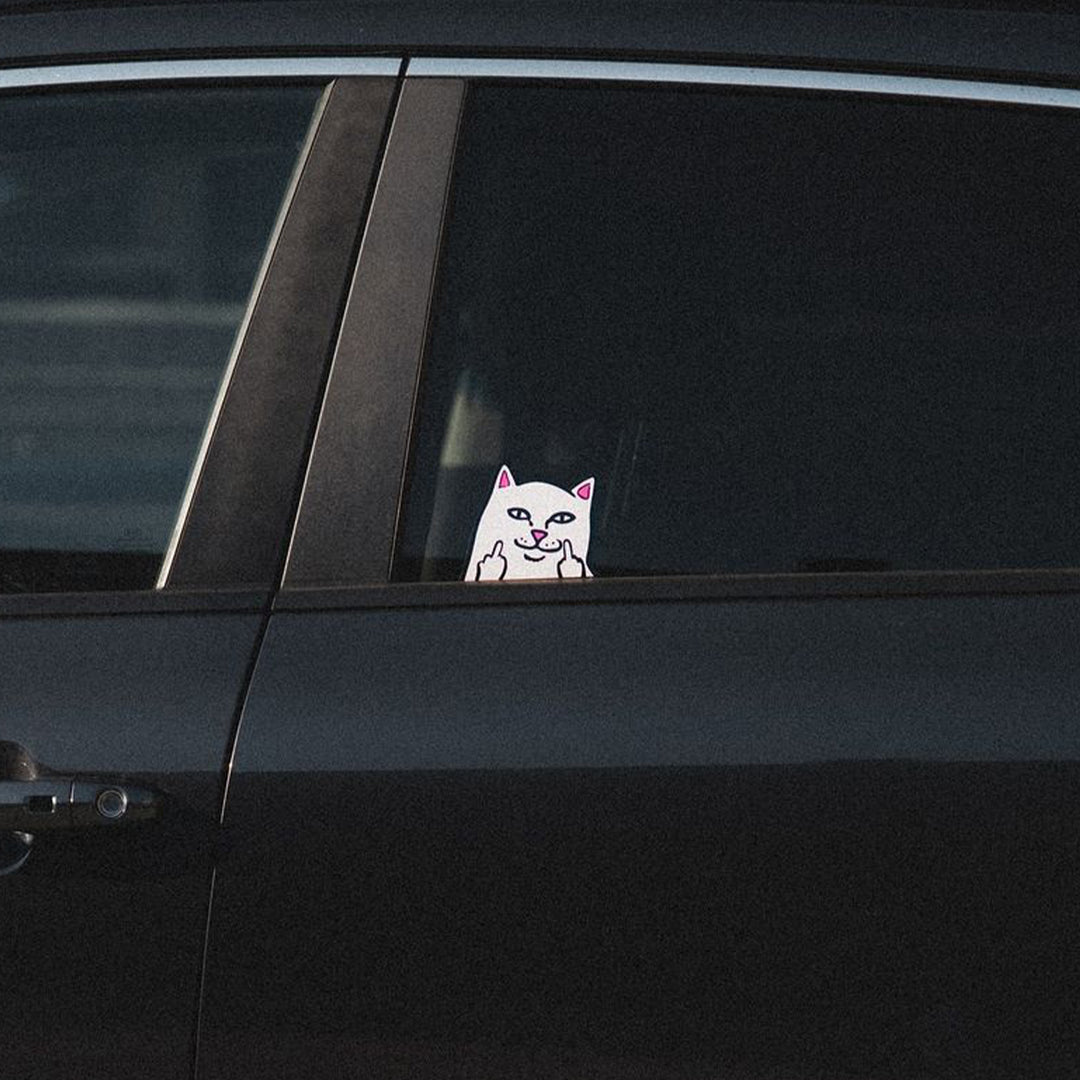 Peeking Nermal Car Sticker Pack (White) – RIPNDIP