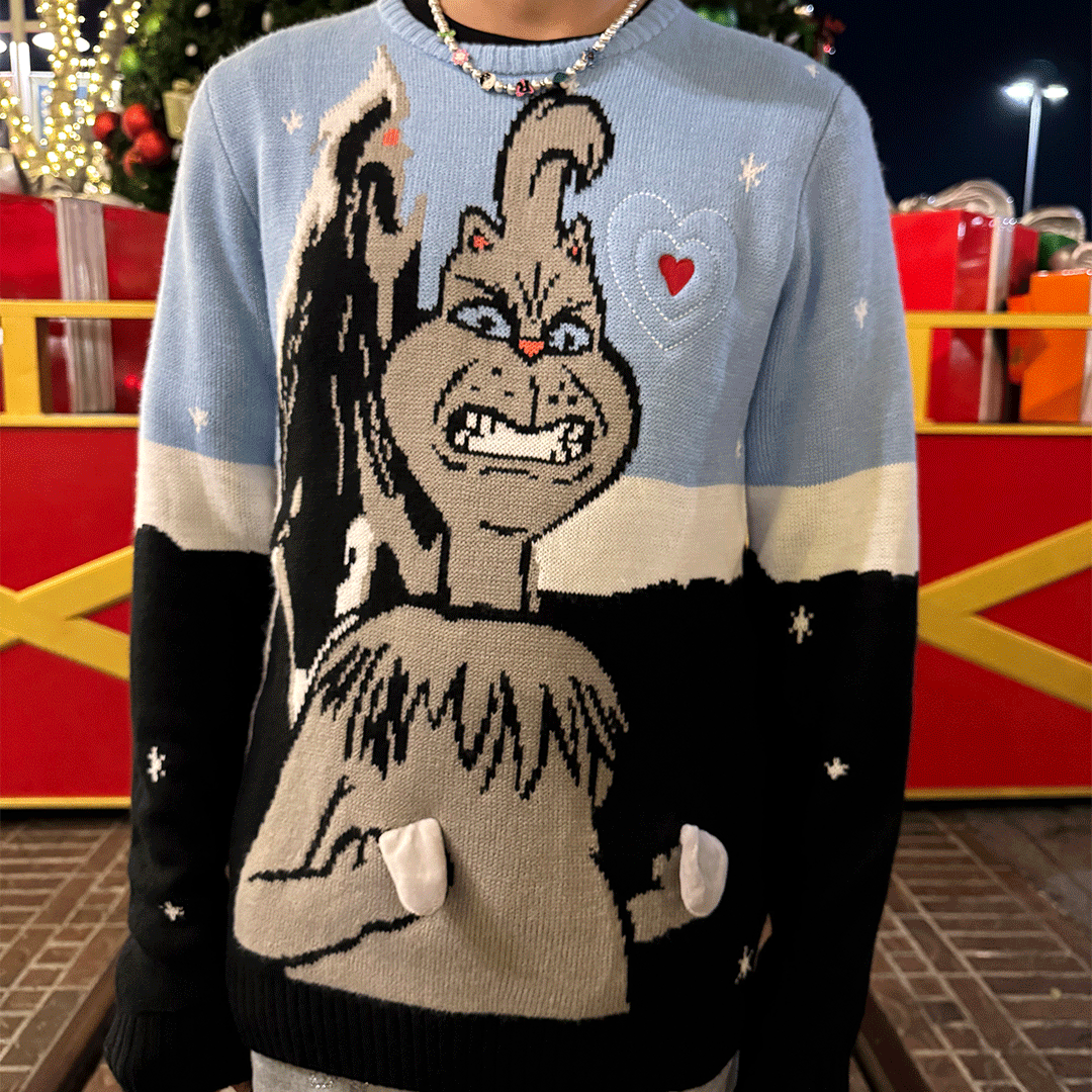 Nunch Flippy Knitty Sweater (Black) – RIPNDIP