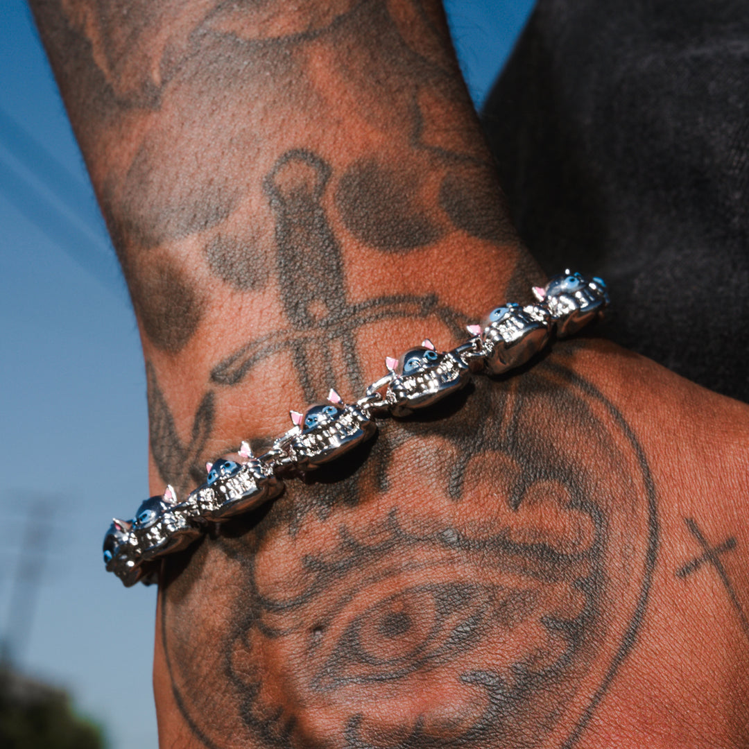 Ripndip x King Ice Bracelet (Silver) – RIPNDIP