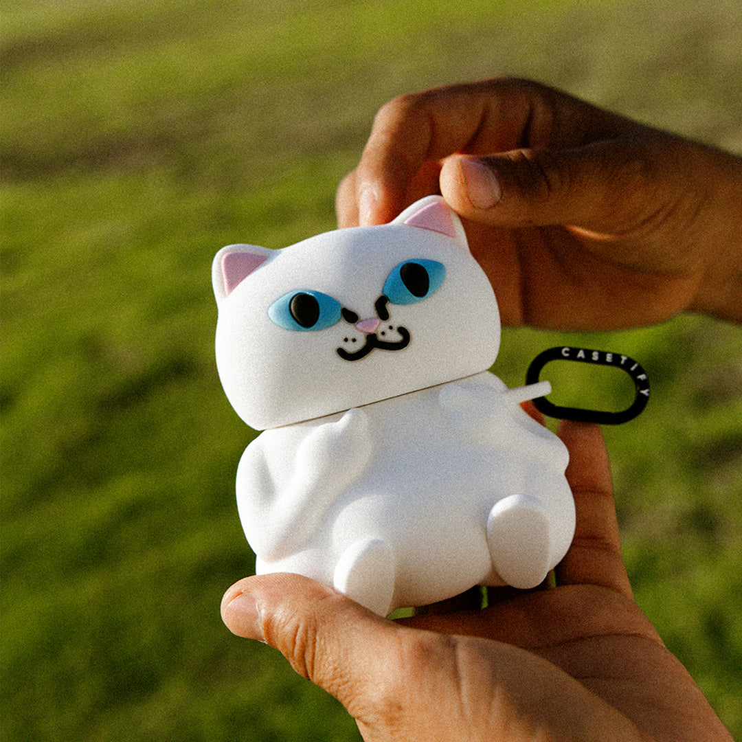 CASETiFY x Ripndip Lord Nermal 3D Airpods Pro Case (White) – RIPNDIP