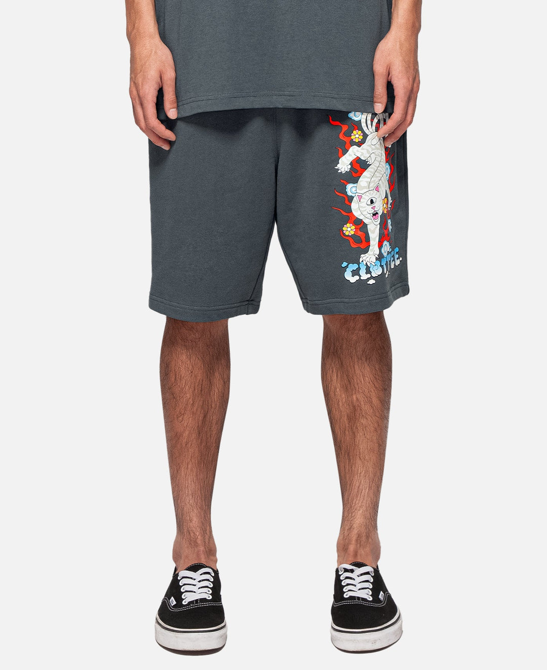 Isobu Nerm Sweatshorts (Grey) – RIPNDIP