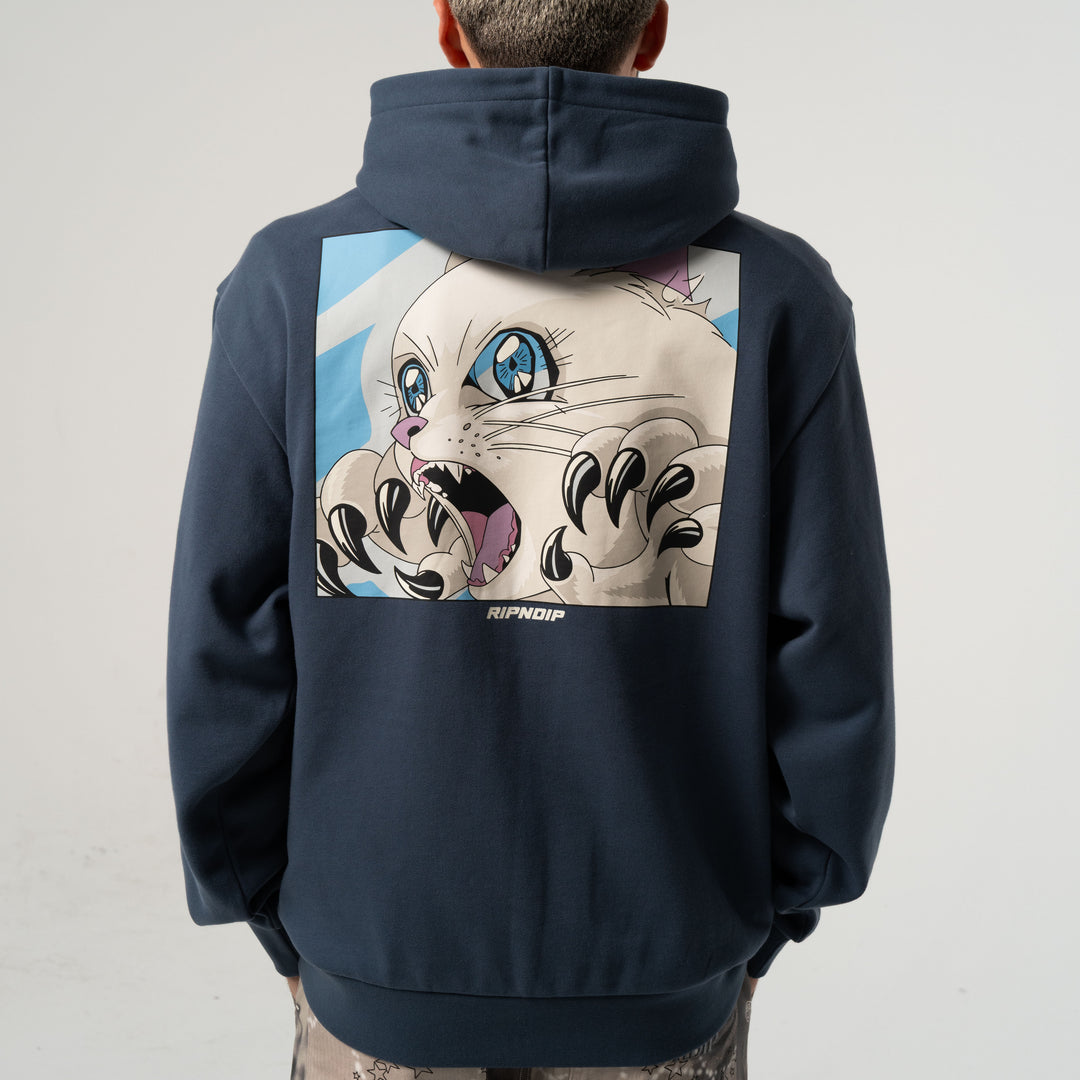 Metal Claw Hoodie (Navy) – RIPNDIP