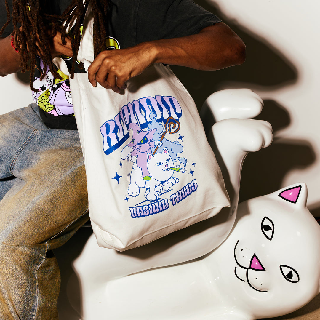 Ripndip Wizard Trees Riding High Tote (Canvas) – RIPNDIP