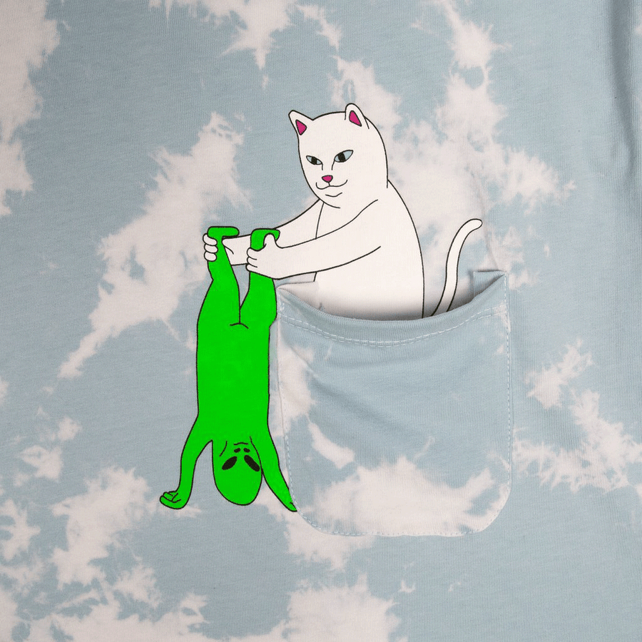 Break Yo Self Pocket Tee (Cloud Wash) – RIPNDIP