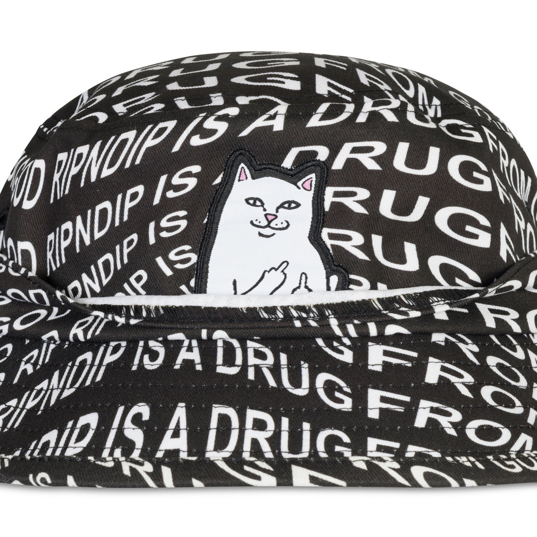 Drug From God Lord Nermal Bucket Hat (Black) – RIPNDIP