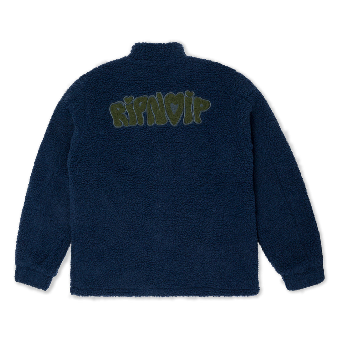 Love N Dip Sherpa Jacket (Navy) – RIPNDIP