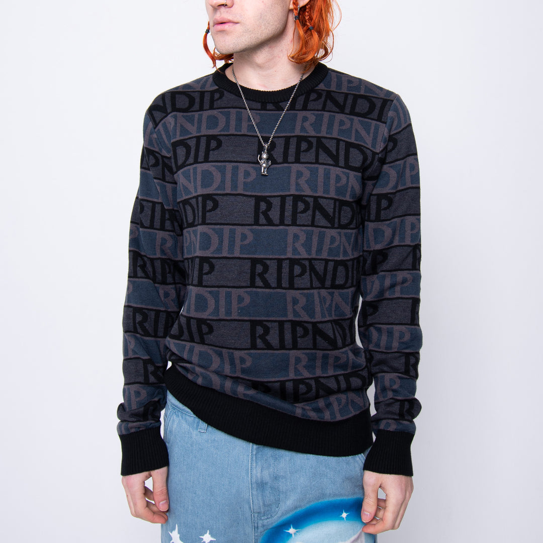 Highland Knit Sweater (Black) – RIPNDIP