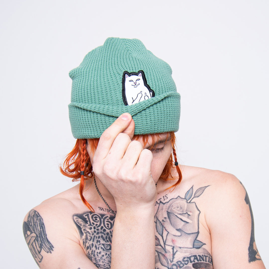 Lord Nermal Waffle Beanie (Light Pine) – RIPNDIP