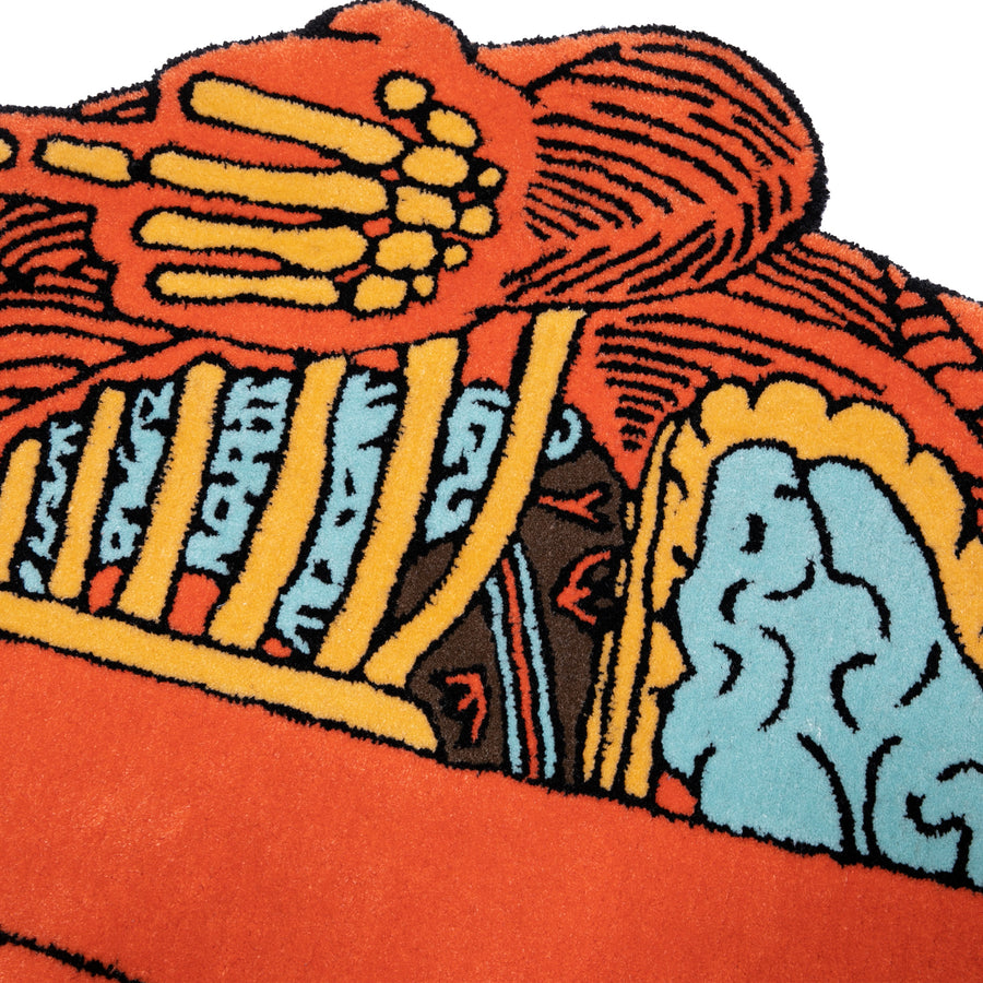 Devil Anatomy Rug (Red)- 6ft – RIPNDIP