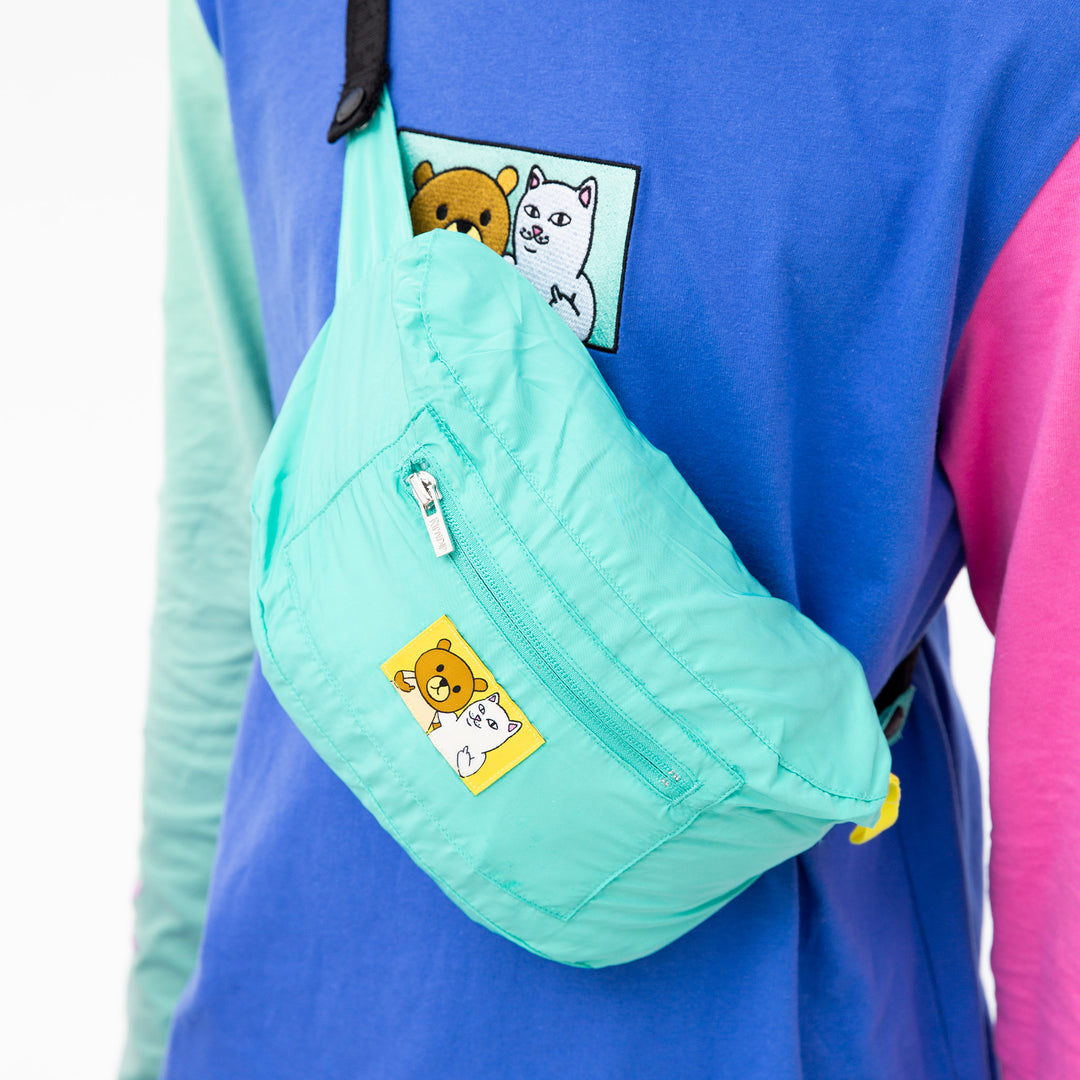 Ripndip Teddy Fresh Packable Anorak Jacket (Multi) – RIPNDIP